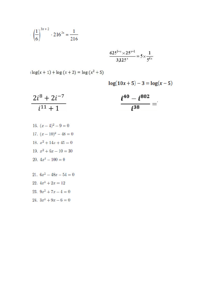 ejercicios repaso | PDF