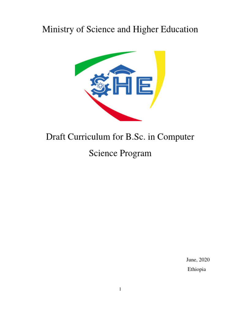 Computer Science BSC Curriculum (June 2020) | PDF | Computer ...