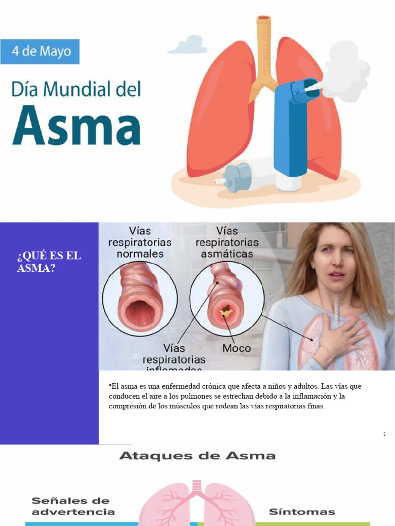 Presentacion Dia Mundial Del Asma | PDF