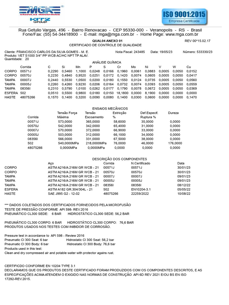 Mga Esf TP PP 3-4 | PDF | Química | Engenharia Civil