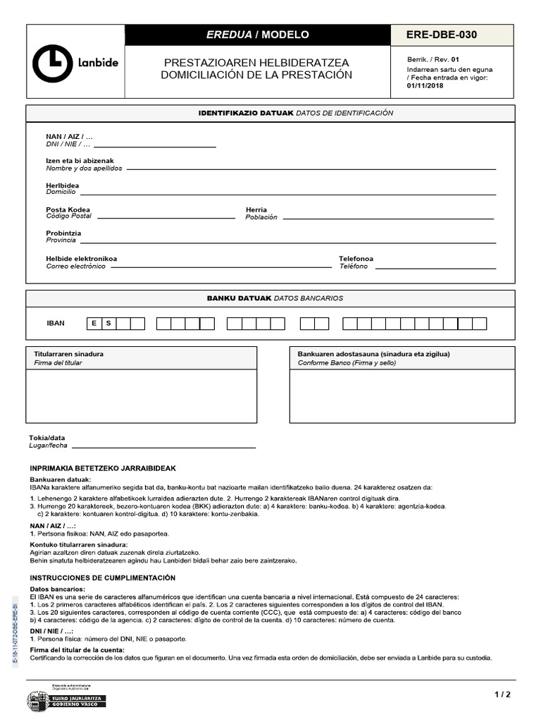 ERE-DBE-030 Cas Editables | PDF