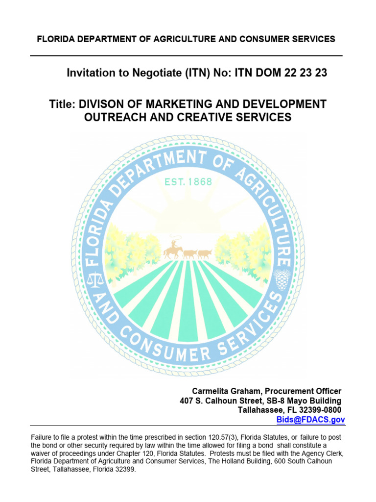 Florida Fresh Campaign - RFP | PDF | Liquidated Damages | United States ...