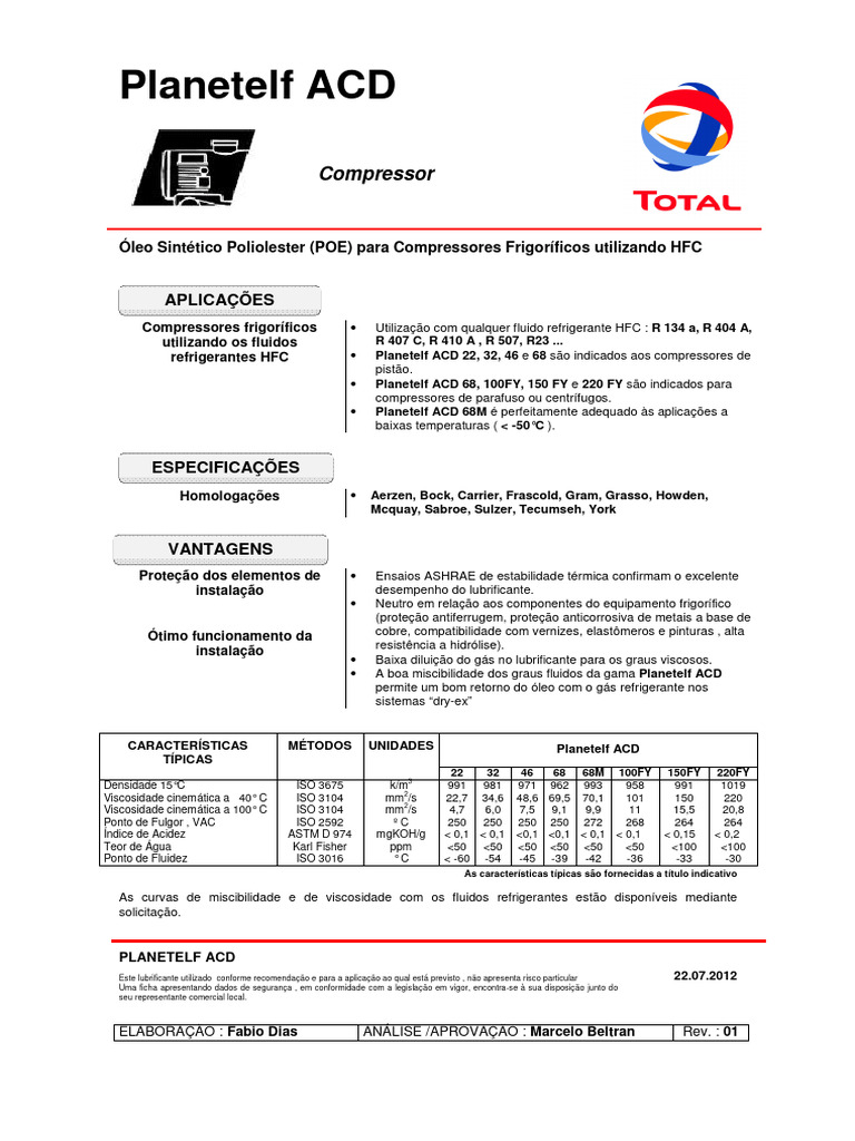 Planetelf ACD 32,68,150FY, 220FY | PDF