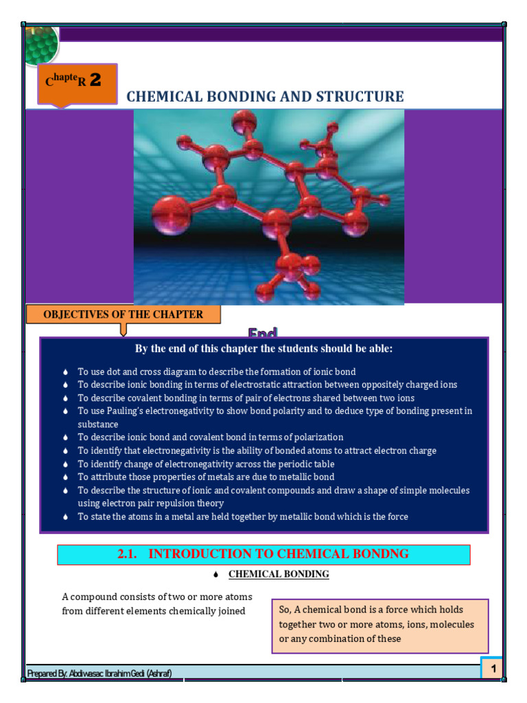 Chapter 2 Bonding | PDF