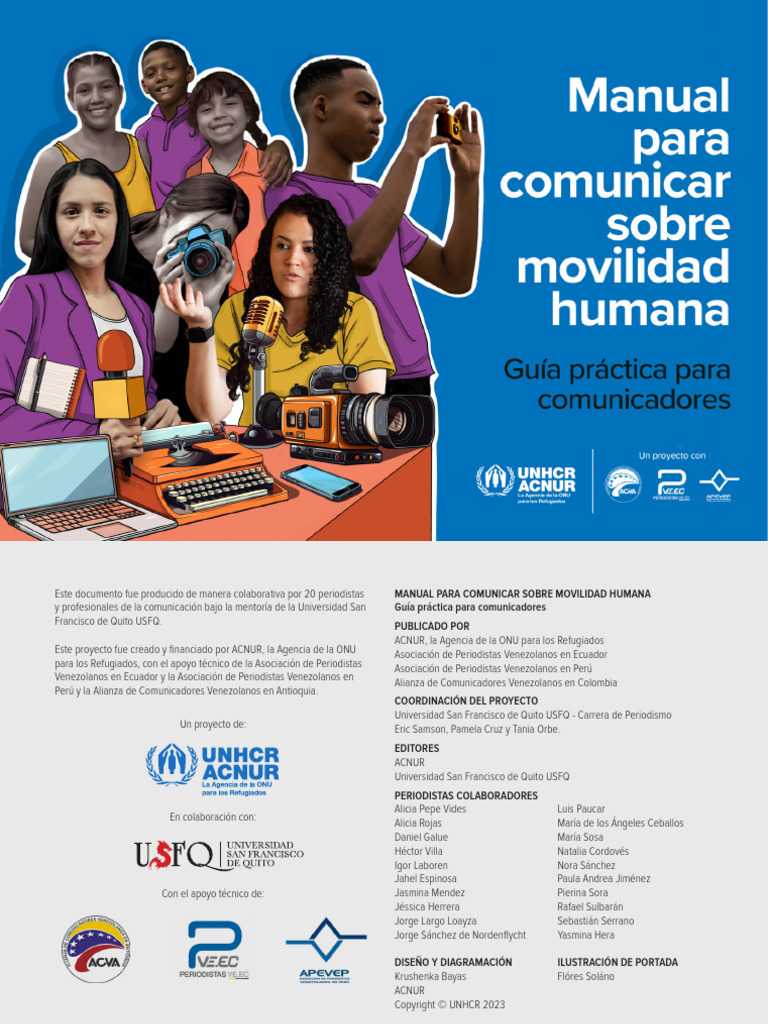Manual para Comunicar Sobre Movilidad Humana | PDF | Migración humana | Derechos humanos