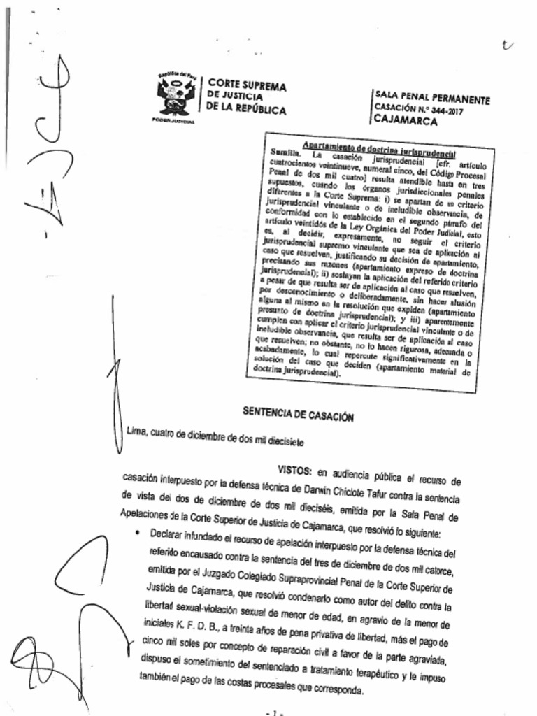 Spp-Casacion-344-2017-Caja Apartamiento de Doctrina Vinculante | PDF