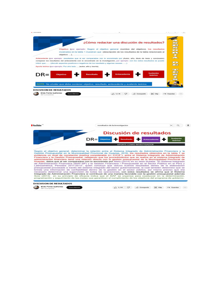 DISCUSION DE RESULTADOS 2 | PDF