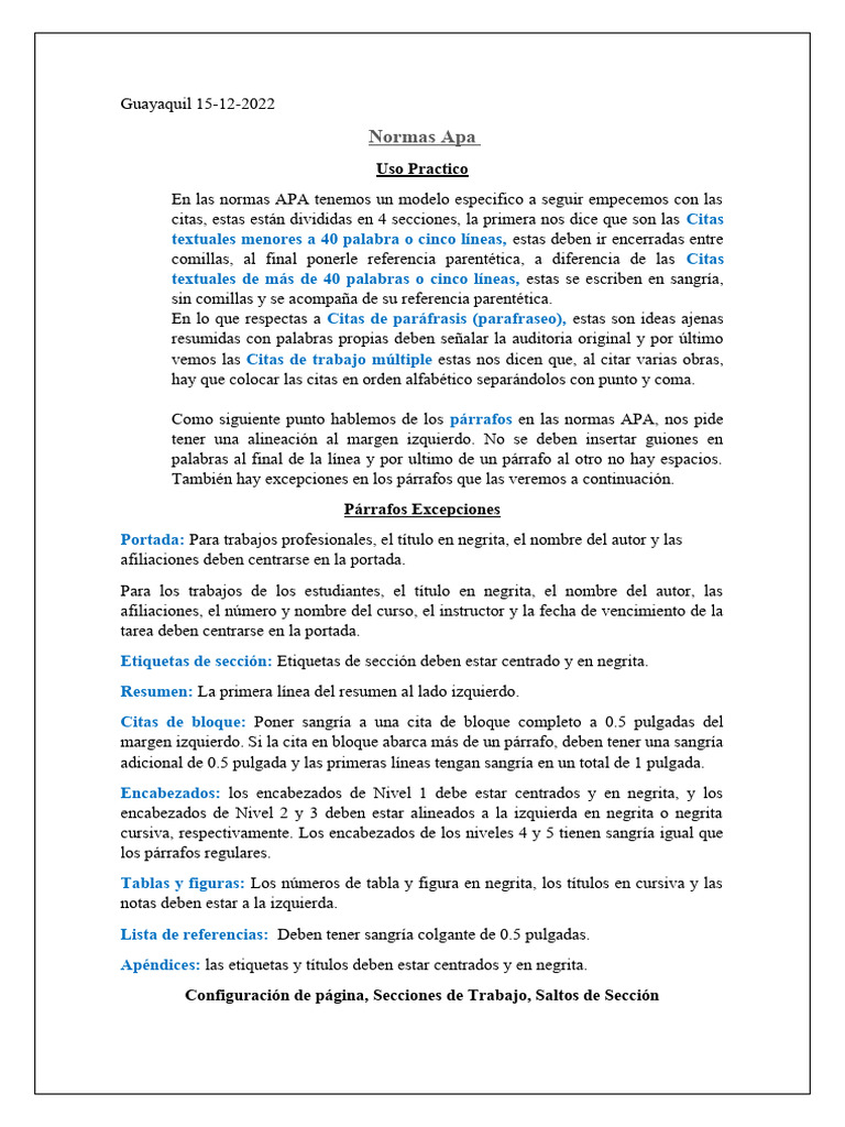 Normas Apa Pdf Bibliografía