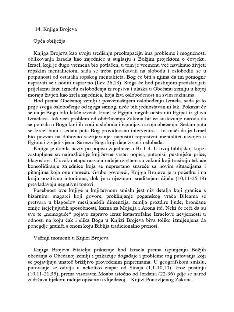 Knjiga Brojeva | PDF