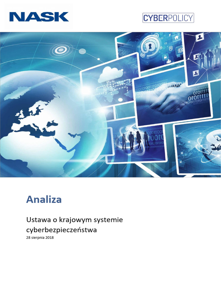 Analiza Ustawy o Krajowym Systemie Cyberbezpieczenstwa | PDF