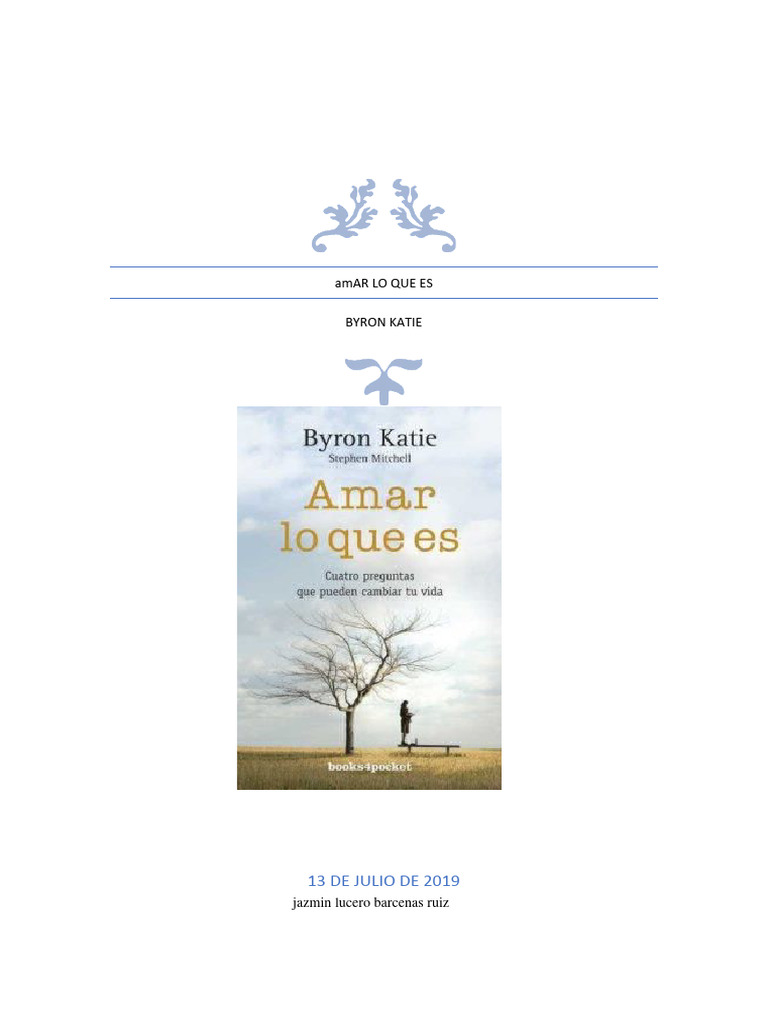 amAR LO QUE ES | PDF