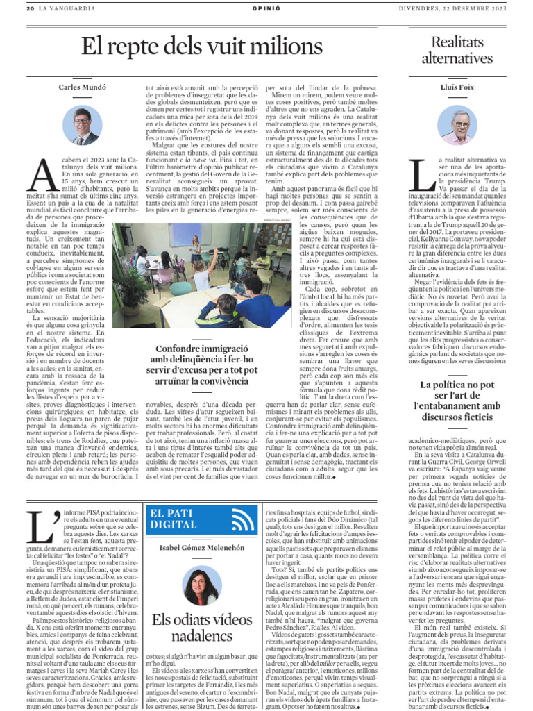 1LC-20231222-20 El Repte Dels Vuit Milions | PDF