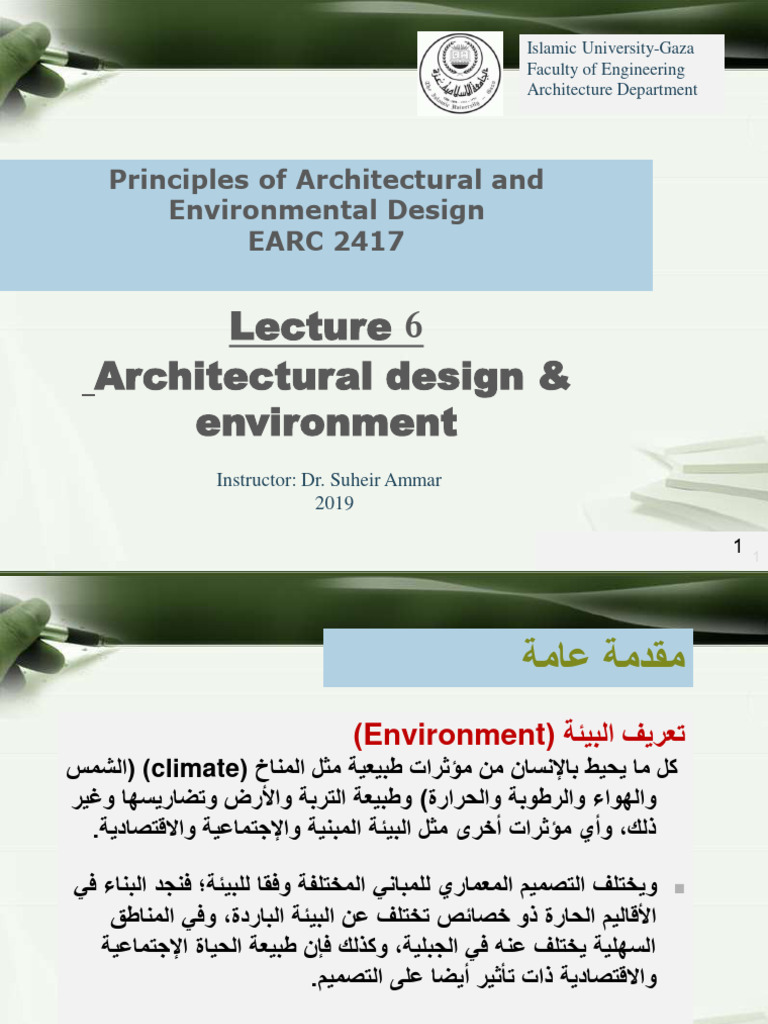 Lecture 6 Environment 2019 2 Pdf