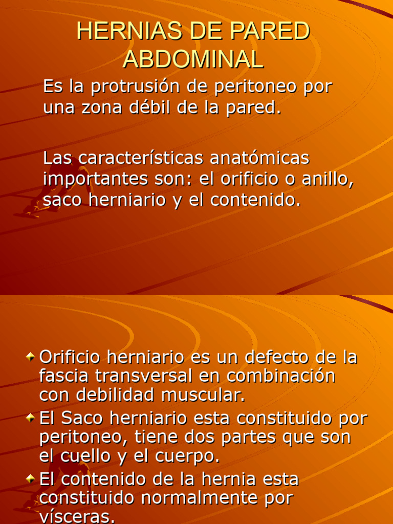 Hernias de Pared Abdominal | PDF | Examen físico | Abdomen