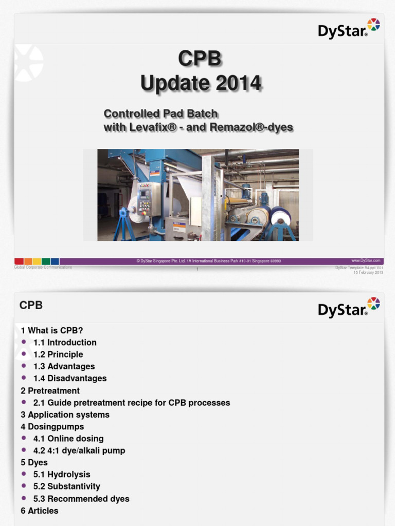 CPB Update2014 | PDF