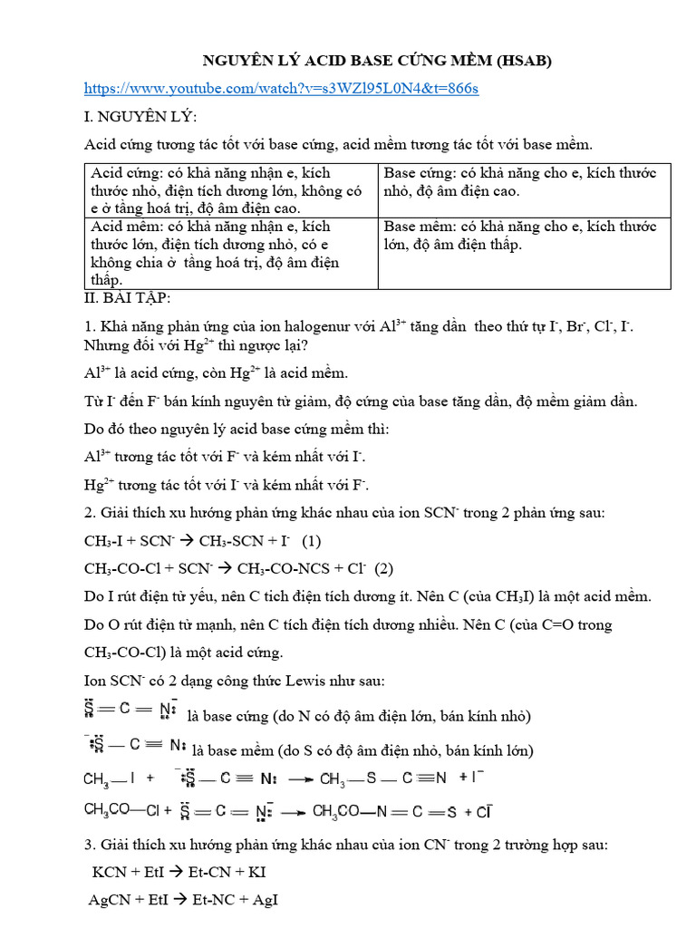Acid-Base Cung Mem | PDF