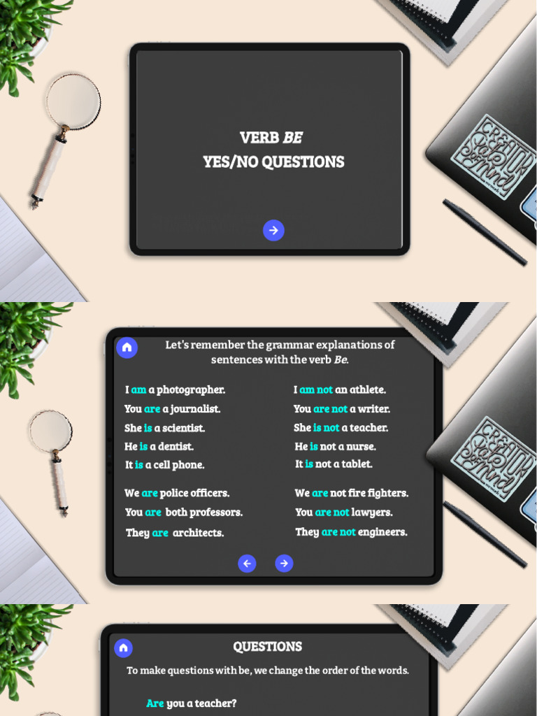 Verb Be Questions | PDF