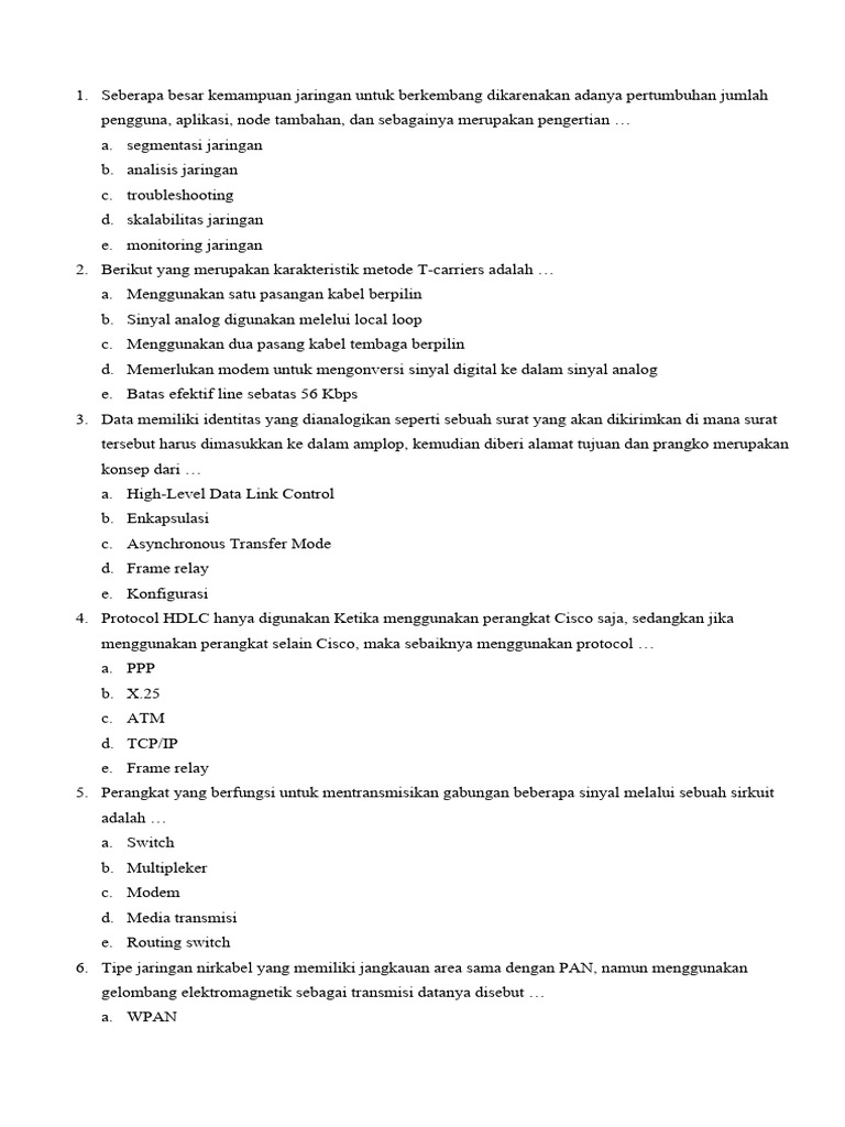 Latihan TJKN | PDF | Computers
