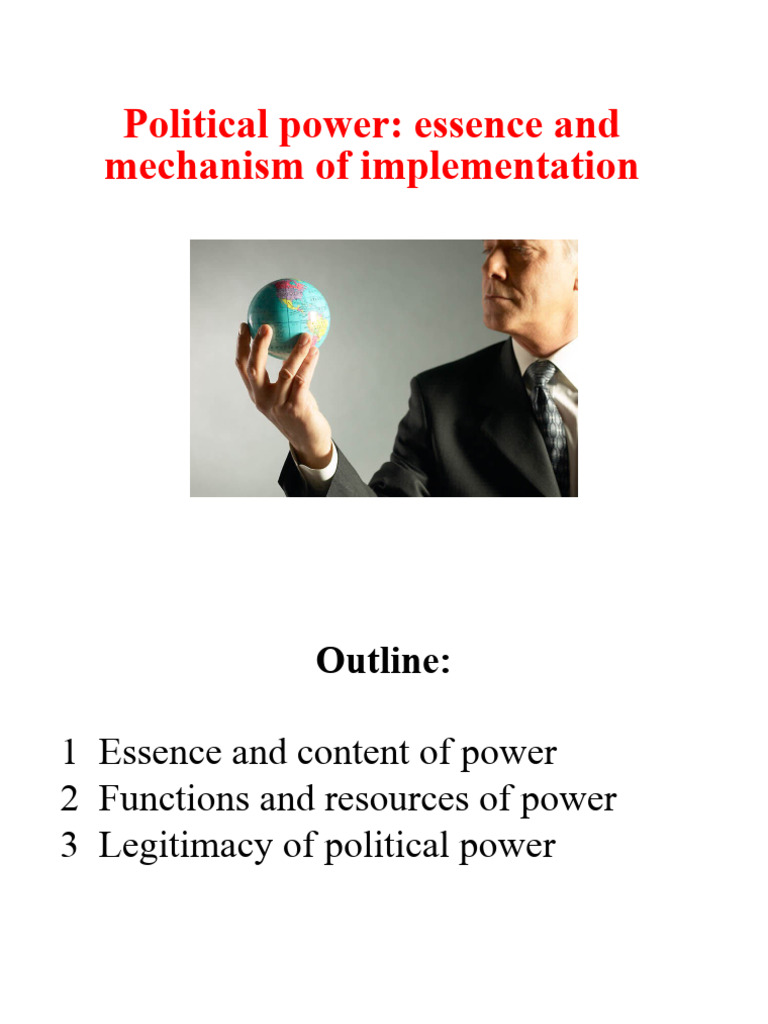 Political Power | PDF | Power (Social And Political) | Legitimacy ...