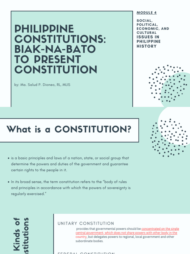 Module 4 Constitution COMPLETE | PDF | Monarchy | Heads Of State