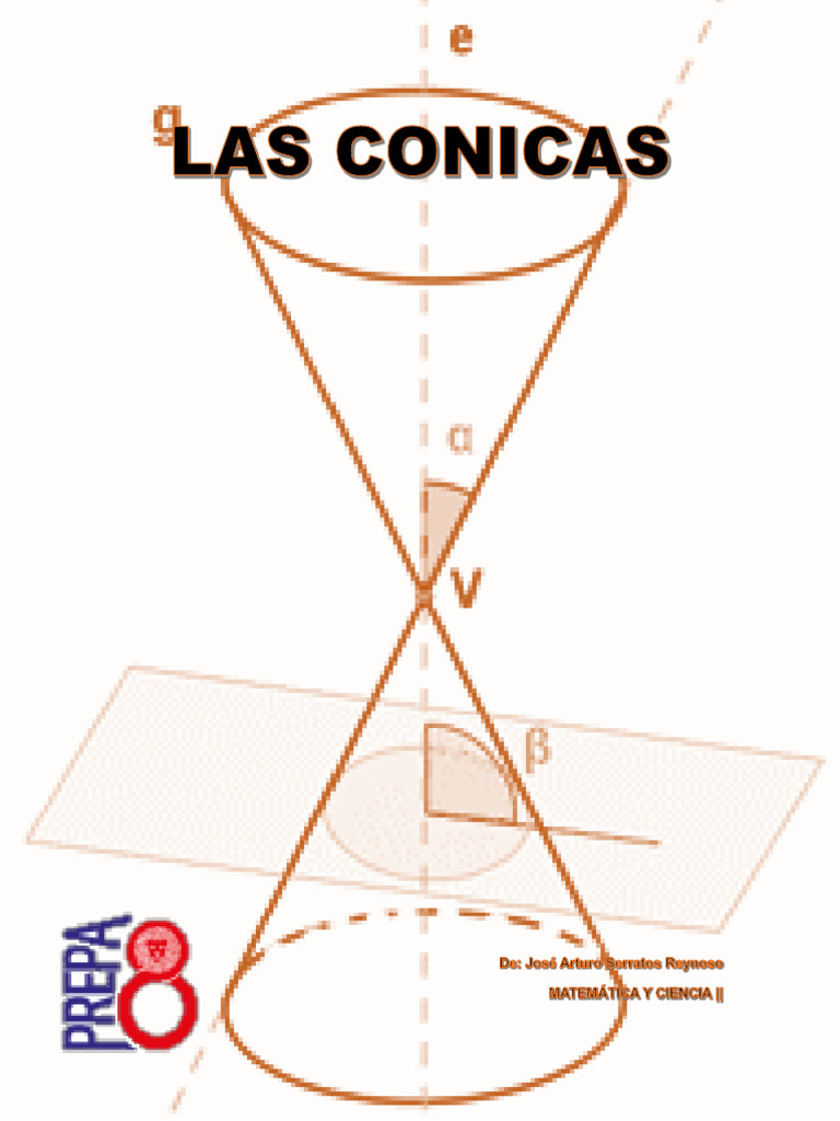 Las Conicas Arturo Reynoso | PDF | Elipse | Geometría Elemental