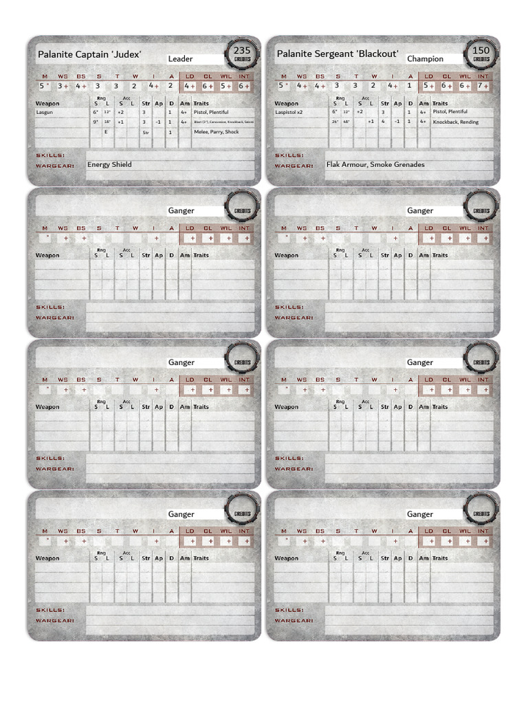Van Saar Gang Overview and Roster | PDF