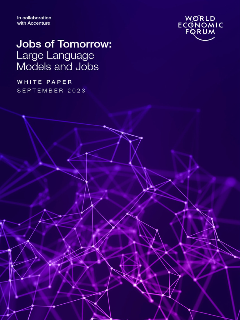 WEF Jobs of Tomorrow Generative AI 2023 | PDF