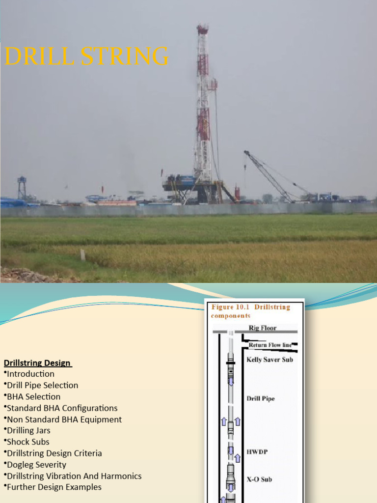 Drill String Design & Components | PDF | Mechanical Engineering | Industrial Processes