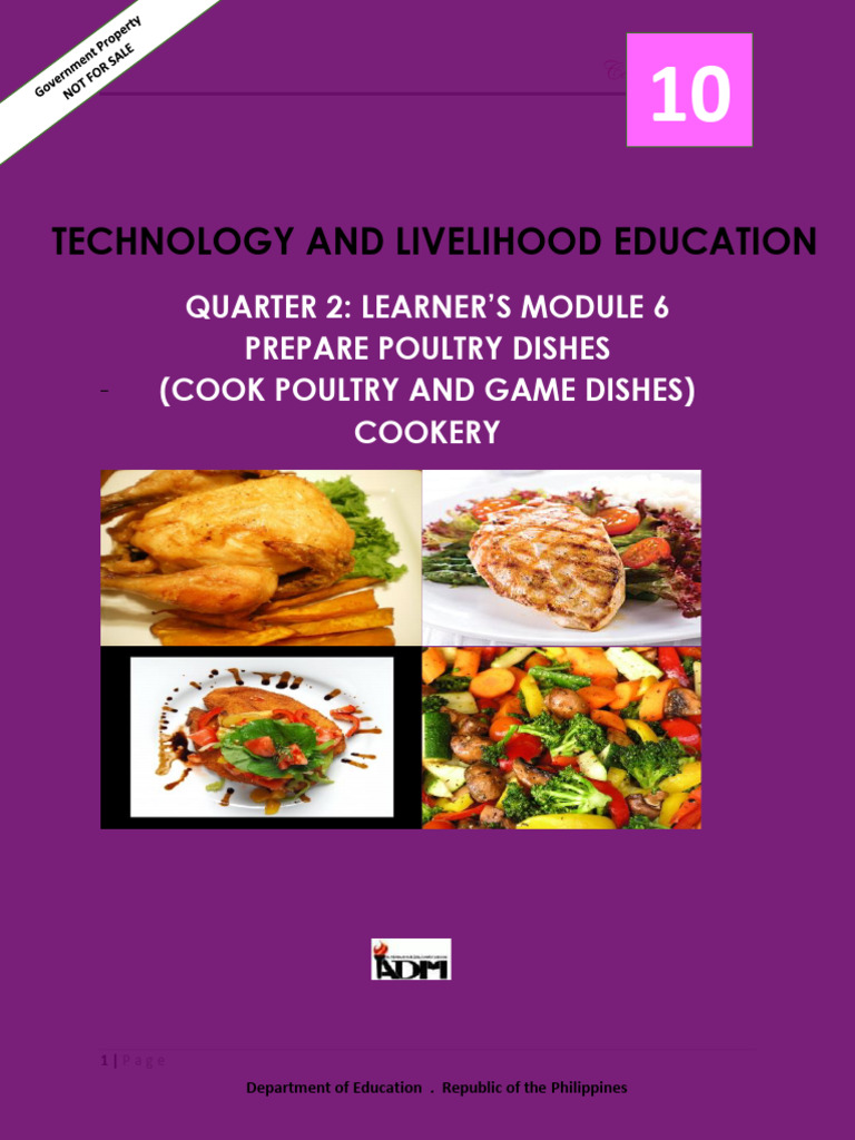 Tle 10 Cookery Quarter 2 Module 6 Arabis | PDF | Foodborne Illness ...