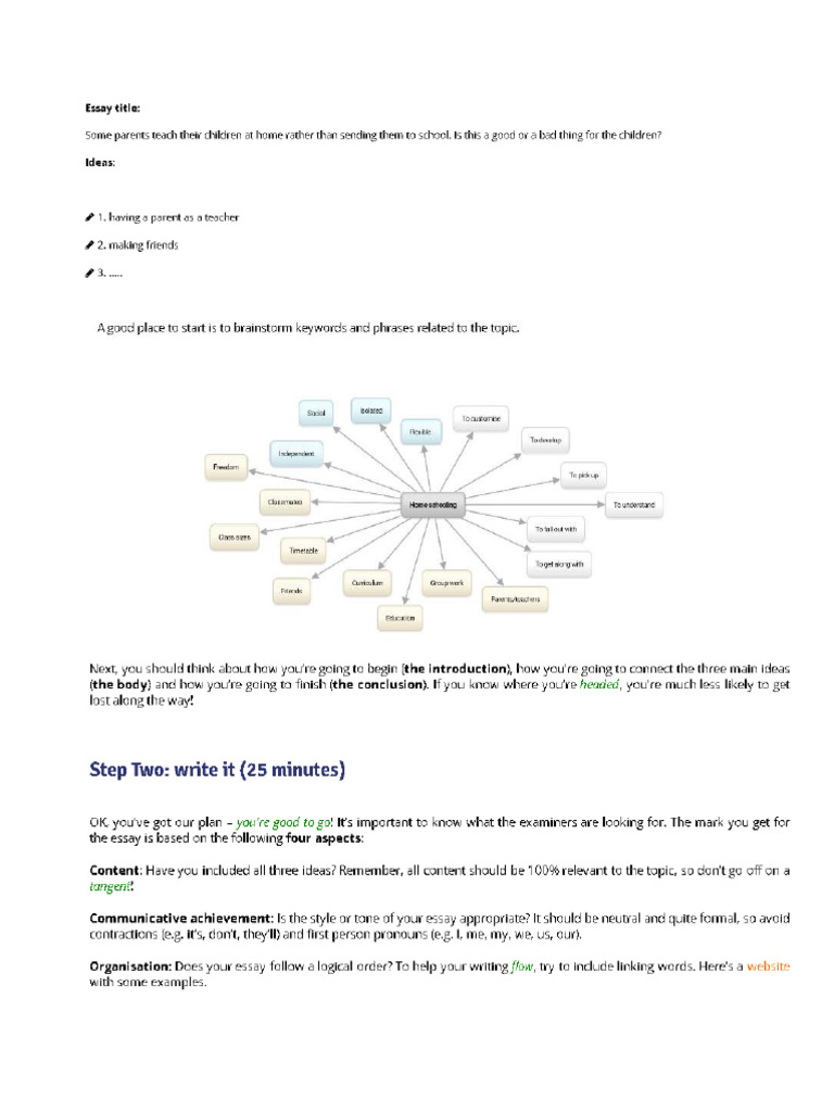 Sample Essay Format Pdf
