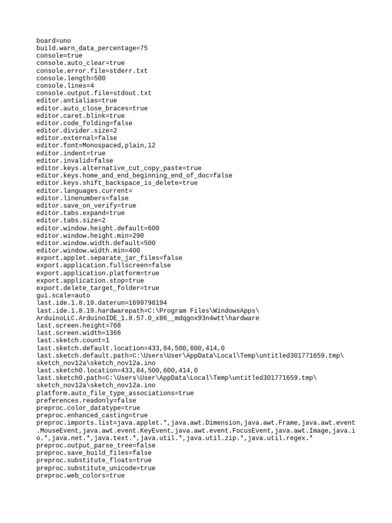 Preferences | PDF | Software | Computer Architecture