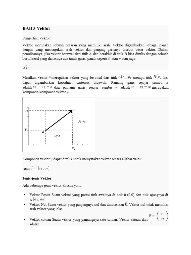BAB 3 Vektor | PDF