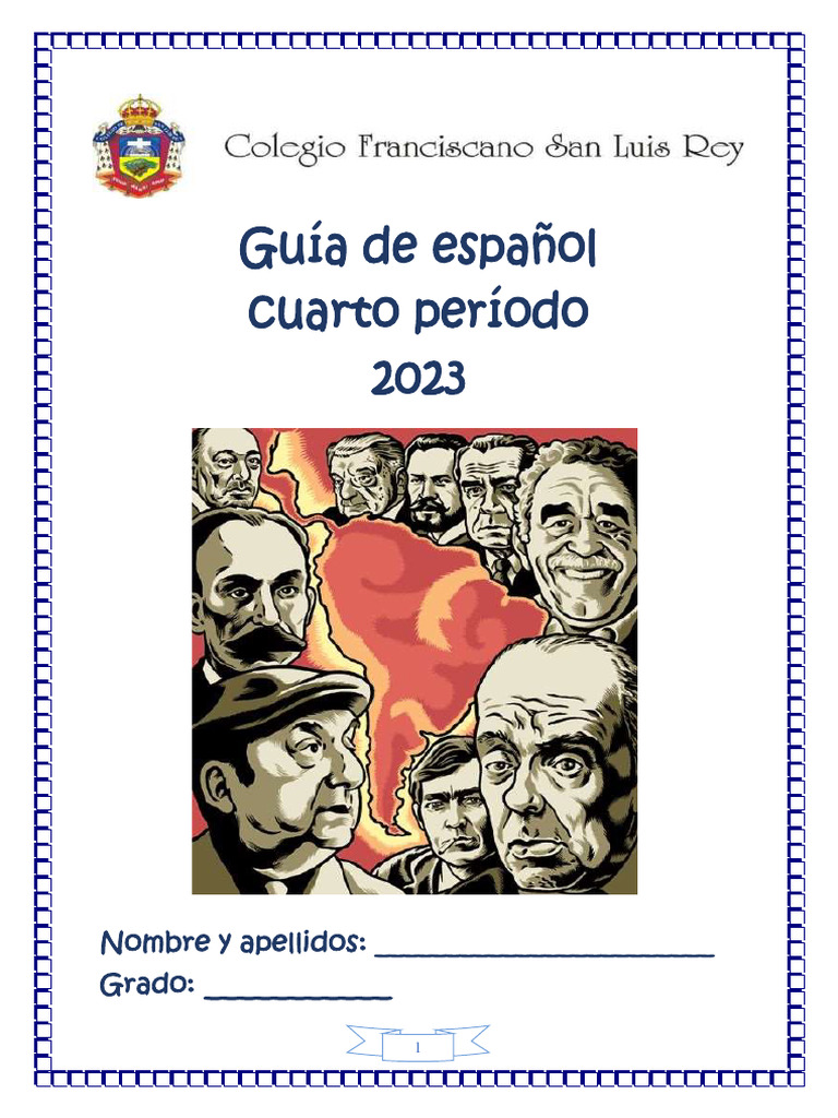 9° Guía de Español Iv Período 2023 | PDF