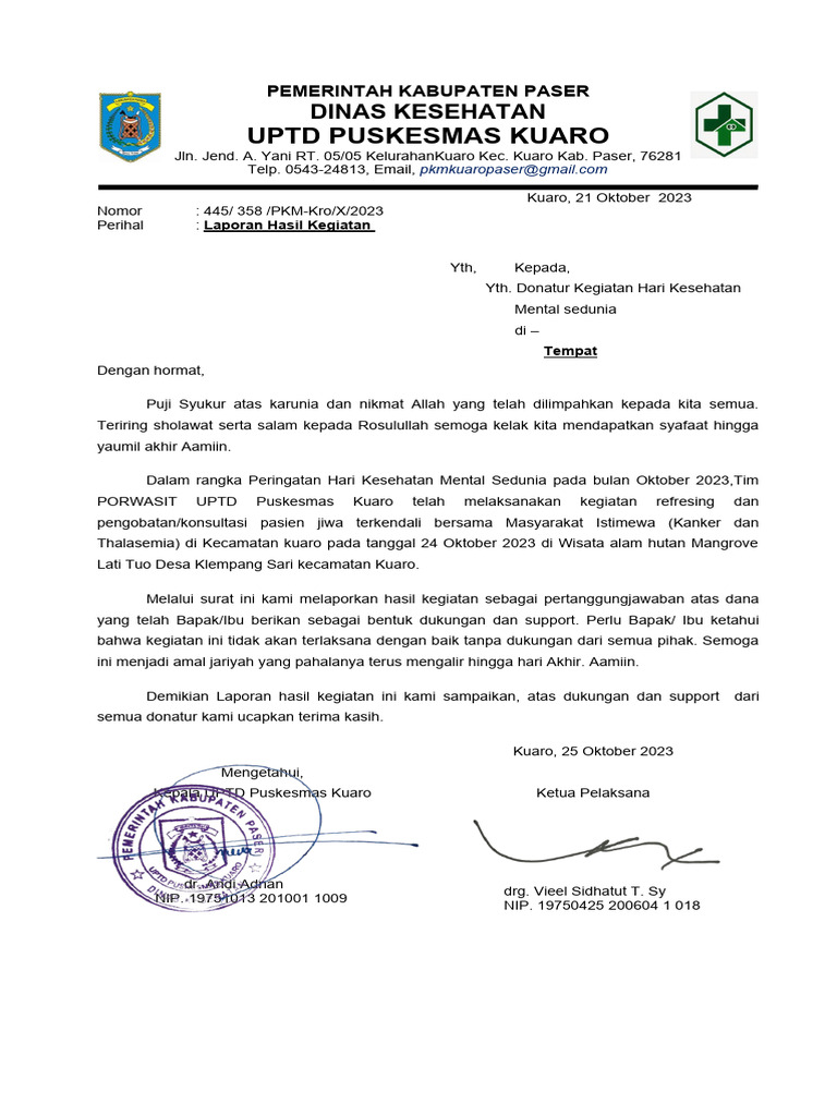 Laporan Lomba Asman Toga | PDF