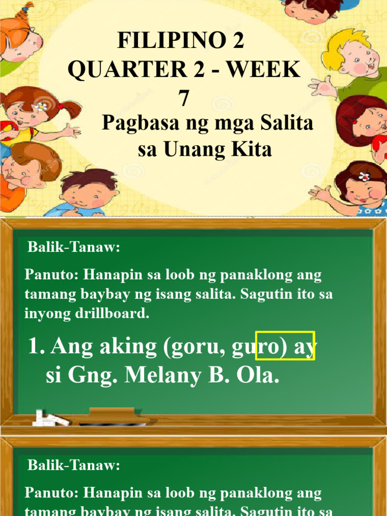 Filipino q2 Week 7 | PDF