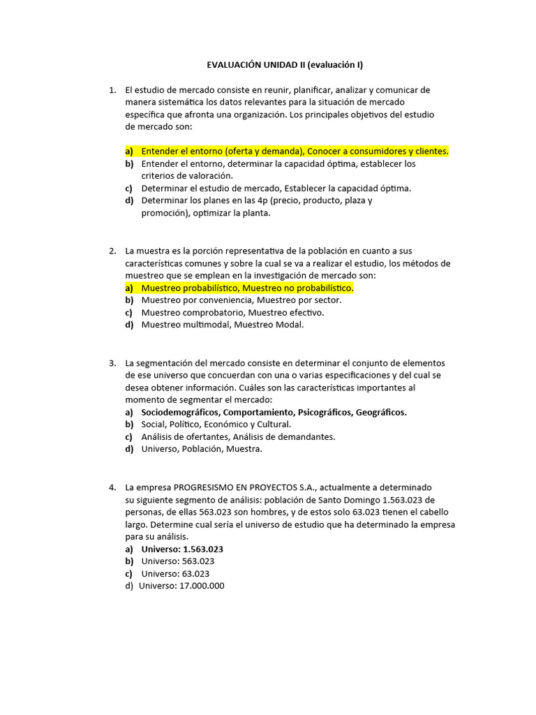 Cuestionario Prueba Proyecto Contabilidad | PDF | Oferta (economía) | Mercado (economía)
