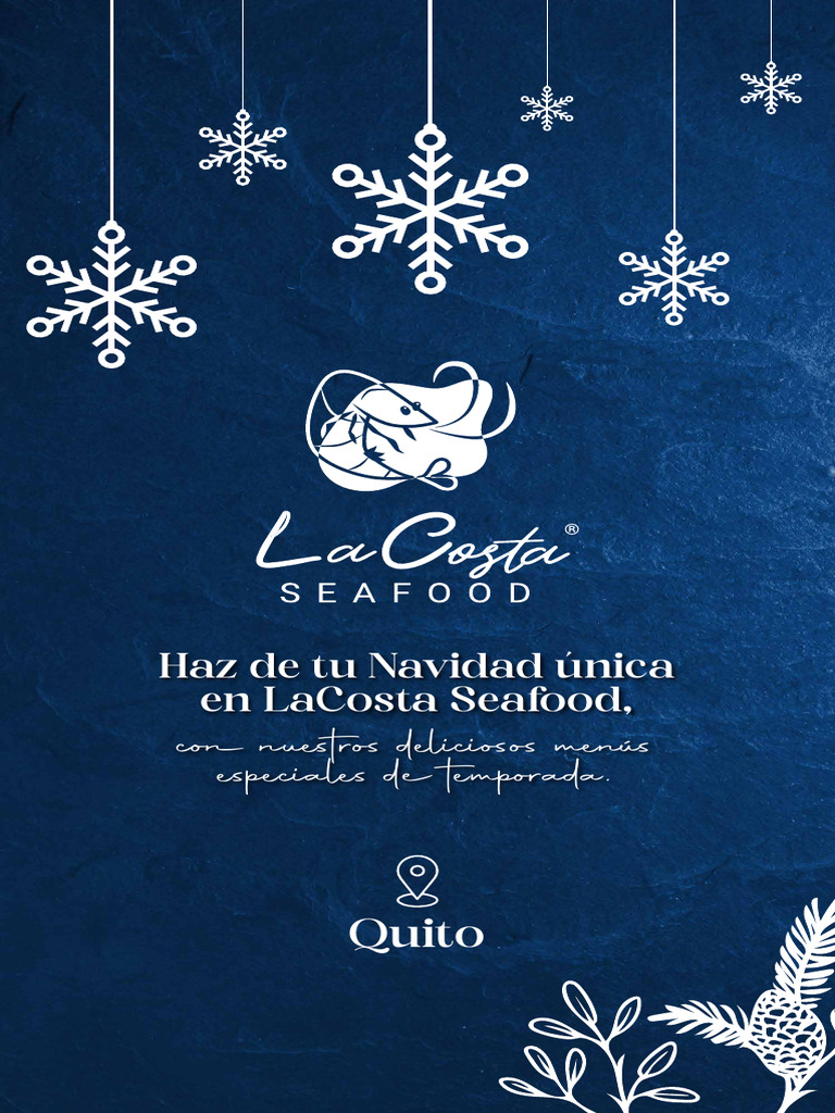 Menu Navide o | PDF | Mariscos | Alimentos