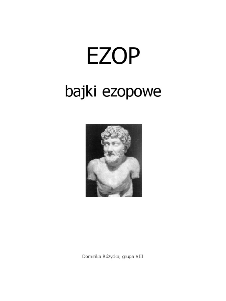 Ezop, Bajki Ezopowe | PDF