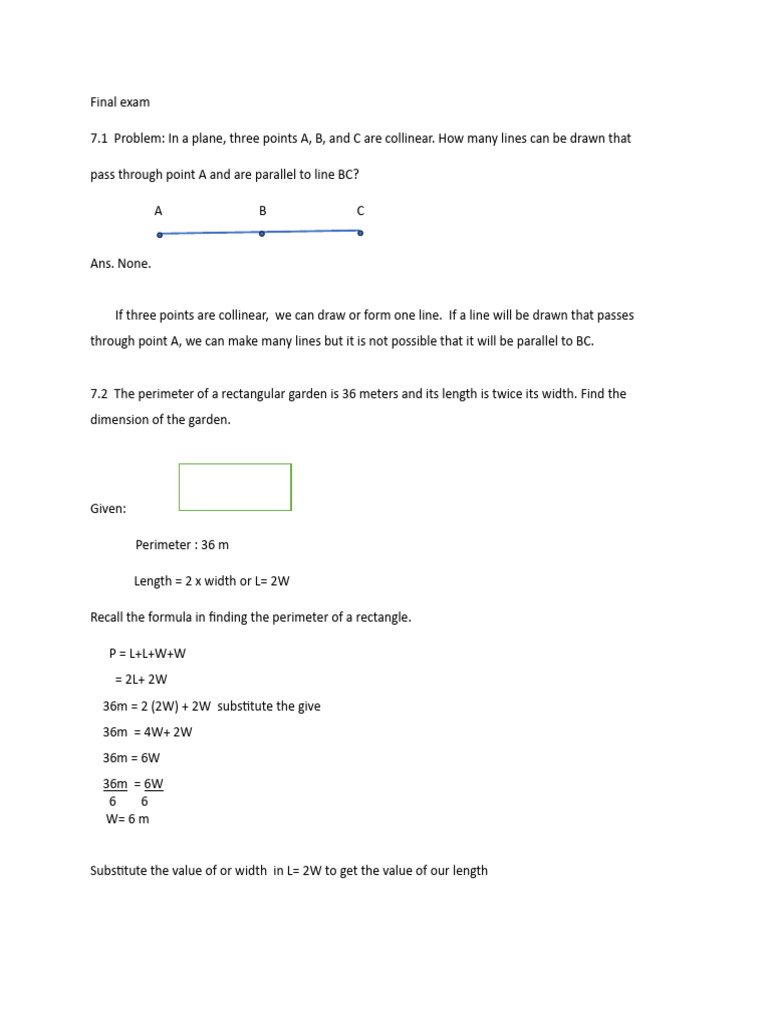 Final Exam Geometry Pdf Geometry Non Euclidean Geometry