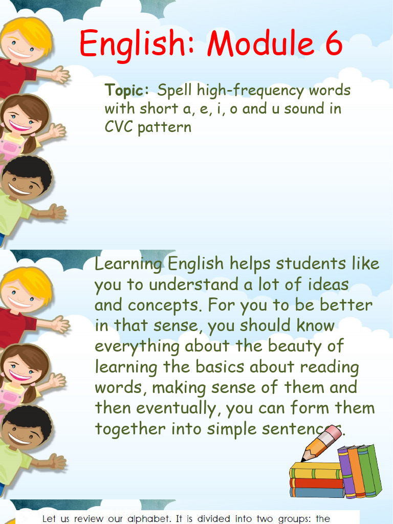 High-Frequency CVC Words in English | PDF | Career & Growth | Foreign ...