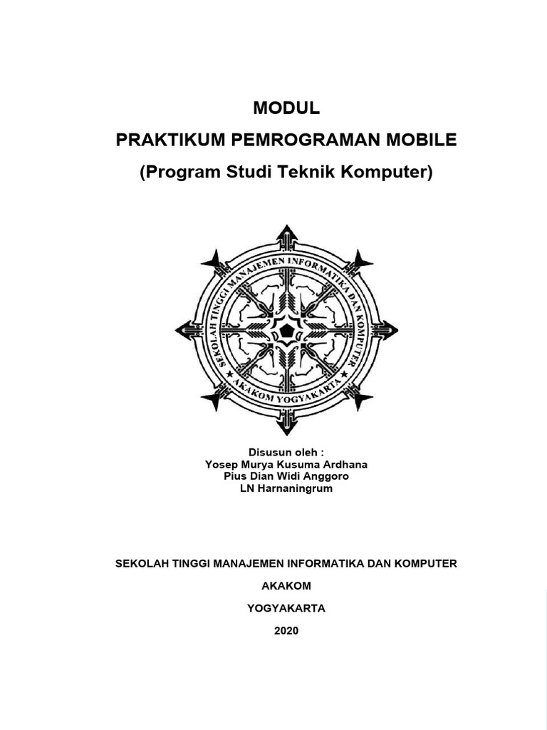 Modul Praktikum Pemrograman Mobile - TK | PDF