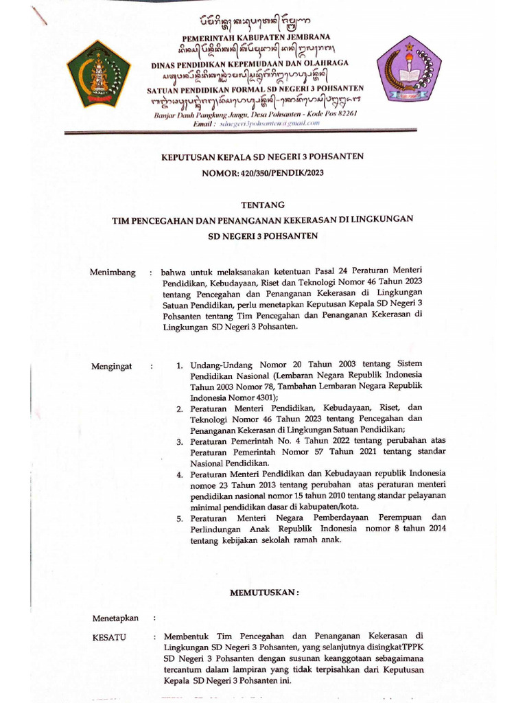 SK TPPK SDN 3 Pohsanten | PDF