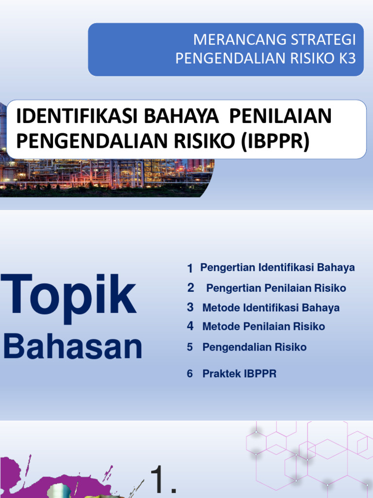 Merancang Strategi Pengendalian Risiko K3 | PDF