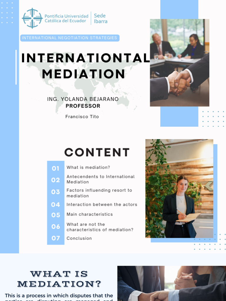 International Mediation | PDF