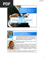 RA 8749 The Philippines Clean Air Act of 1999 | PDF | Particulates ...