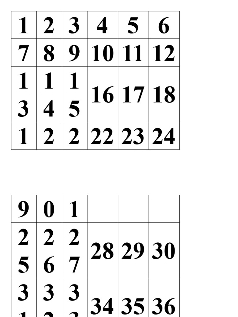 Numbers | PDF