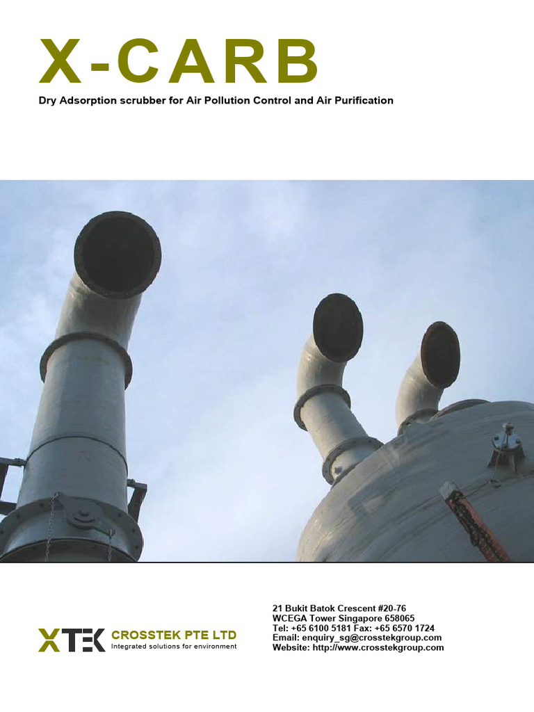 X-CARB Air Pollution Control Scrubber | PDF | Adsorption | Transparent ...