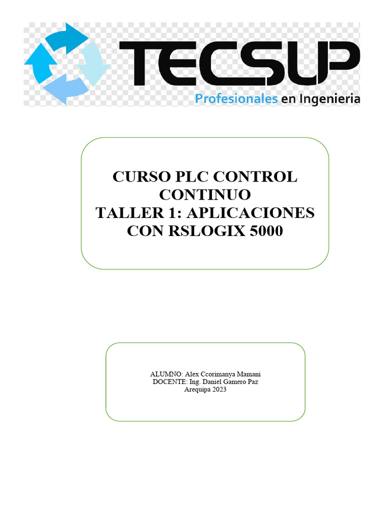 Curso PLC Control Continuo | PDF