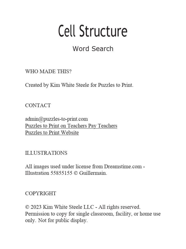 cell-structure-word-search | PDF