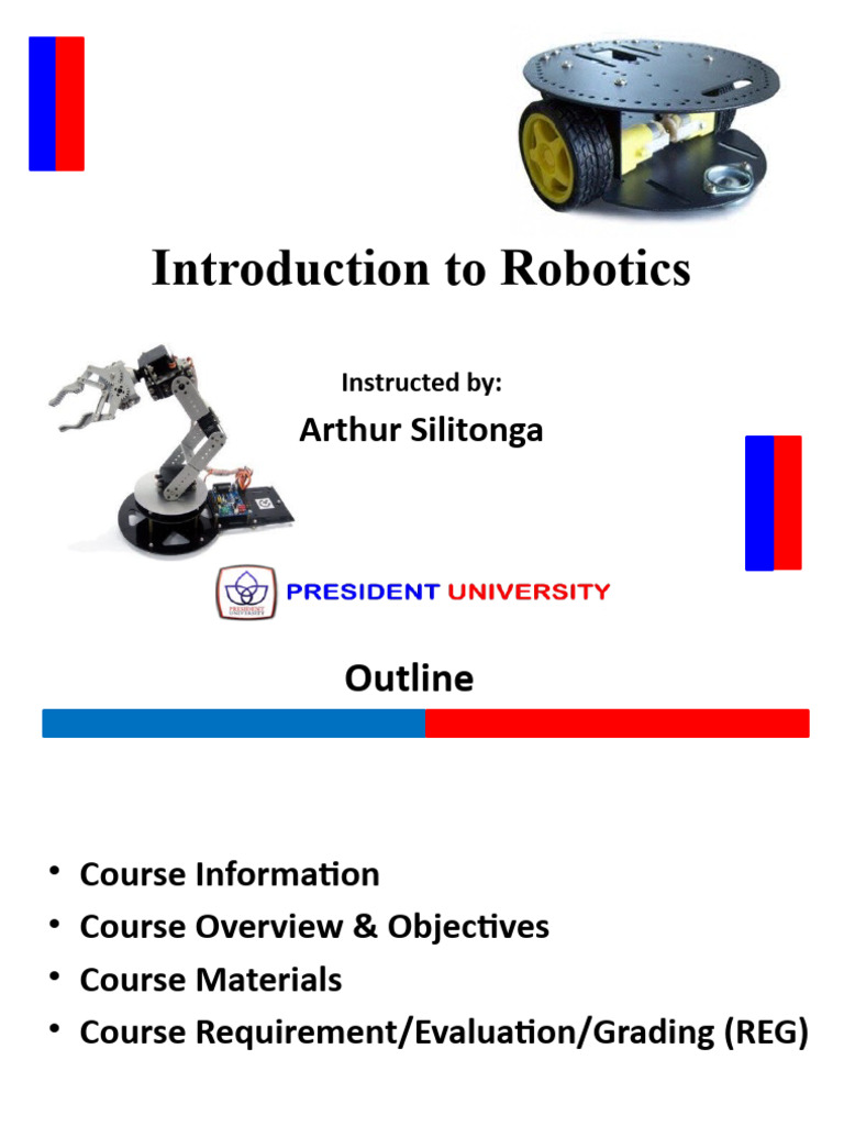 Introduction to Robotics Course Overview | PDF | Cartesian Coordinate ...